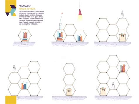 Hexagon Modular Furniture Can Be Arranged Into Various Forms