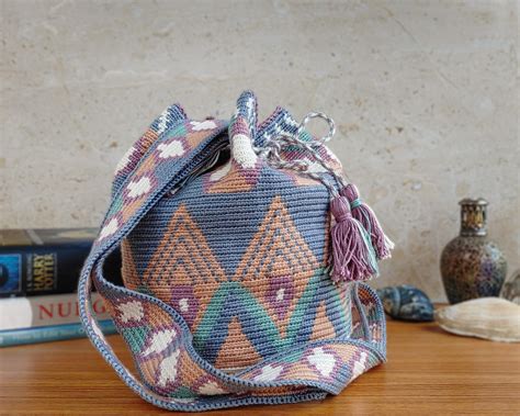 Mochila Crochet Pattern For Wayuu Style Crossbody Bag W Color Chart