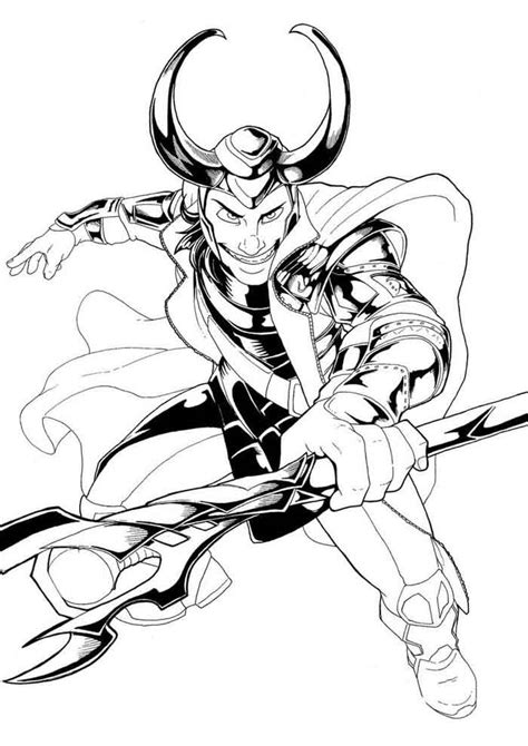 Desenhos De Loki Vingadores Para Colorir Loki A Primeira Temporada