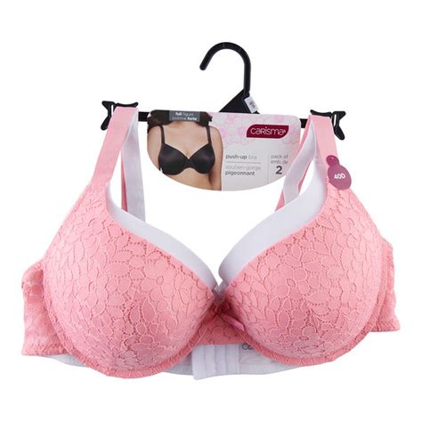 Carisma Womens Plus Size Lace Push Up Bras Size 44c Plumeria 2 Ct