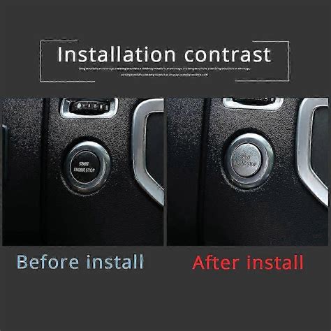 Engine Start Stop Push Button Switch Sticker Cover For Lr4 Discovery 4 Range Rover Sport 2010