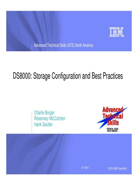 Ds8000 Logical Configuration 03152011 Pdf