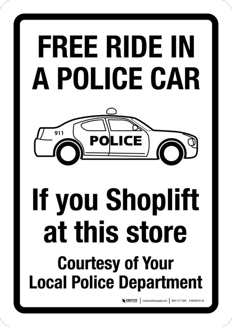 Free Printable Shoplifting Signs Free Printable
