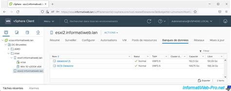 Create An Iscsi Datastore On Vmware Vsphere 6 7 Vmware Tutorials Informatiweb Pro