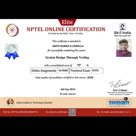 Verilog Systemdesign Hardwaredesign Digitalelectronics Nptel