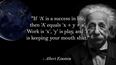 Einstein Quotes On Success