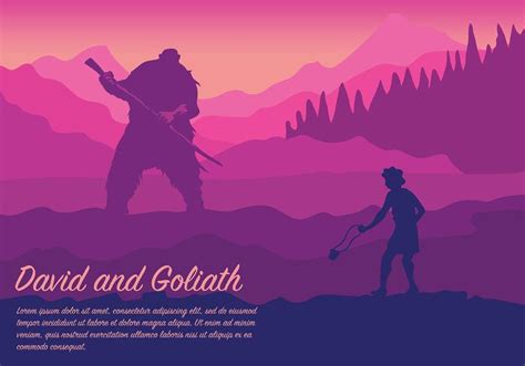David And Goliath Background