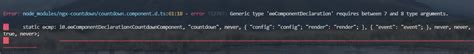 Upgrade Problem From V13 0 0 Issue 121 Cipchk Ngx Countdown GitHub