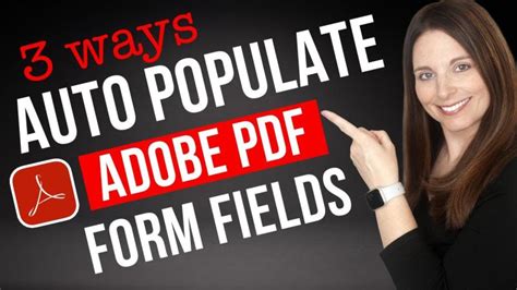 Sharon Smith On Linkedin Auto Populate Form Fields In Adobe Pdfs