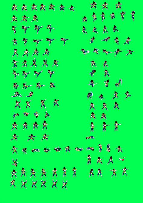 More Sprite Vegeta Saiyan Scouter Of Mugen Extreme By Pulga212 On