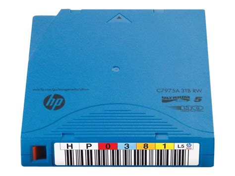 Hpe Ultrium Rfid Rw Custom Labeled Data Cartridge Overview Specs
