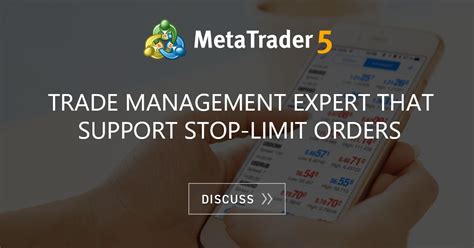 Trade Management Expert That Support Stop Limit Orders Best Forex