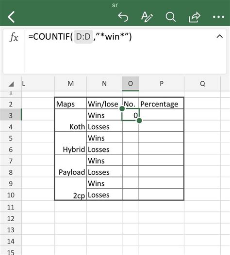 my countif formula can t count everything i ve done seems right but i