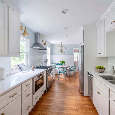 Galley Kitchen Open To Dining Room