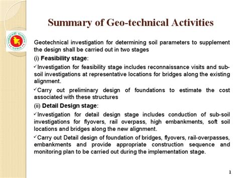 Geotech Executive Summary Pdf