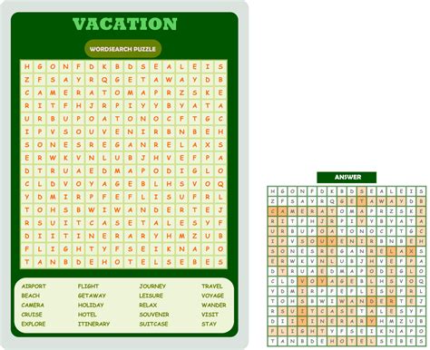 Printable Word Search Puzzles For Adults