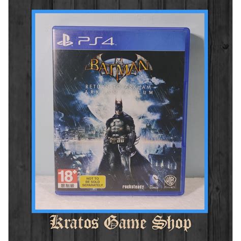 Jual Kaset BD Game PS4 Batman Return To Arkham - Arkham Asylum | PS5 ...