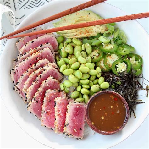 Sesame Seared Tuna Sushi Bowls Recipe Cart Recipe Cart
