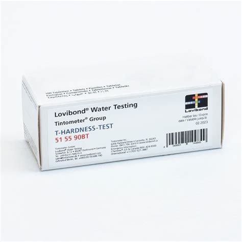 Lovibond Tintometer T Hardness Test Tablets 100 Tablets Buy Online