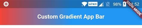 How To Create Simple Gradient App Bar With Flutter Hackernoon