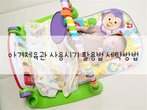 아기체육관 사용시기 활용법과 세탁방법 네이버 블로그