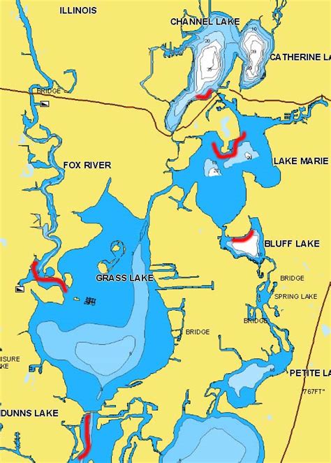 Map Of Central Illinois Lakes
