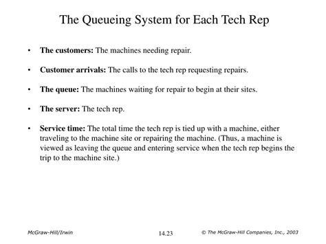 Ppt Table Of Contents Chapter 14 Queueing Models Powerpoint