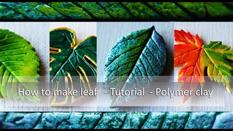 Polymer Clay Leaves