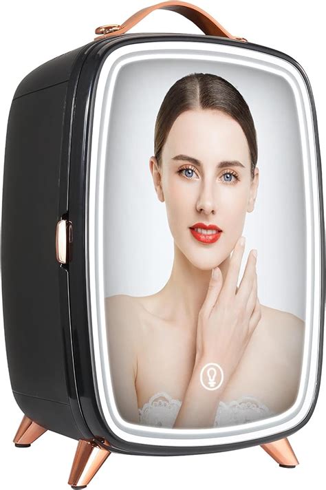 Vevor Mini Fridge 6l Skincare Refrigerator With Led Light