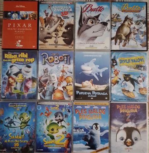 Disney Pixar Dreamworks Sony Dvd Crtani Filmovi