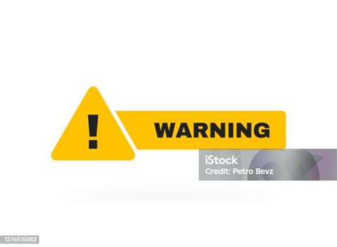 경고 위험한 배지 삼각형에 느낌표가 있는 주의 라벨입니다 벡터 일러스트레이션 가리키기에 대한 스톡 벡터 아트 및 기타 이미지 가리키기 거리 건설 산업 Istock