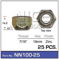 Nice Products Wheel Nut Nn100 25 Nn100 25 Ebay Australia
