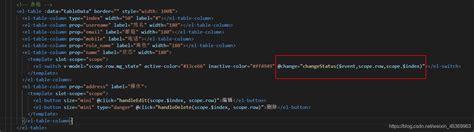 element ui中表格中的switch 开关如何使用及调接口 element ui表格中为switch开关调用接口 csdn博客