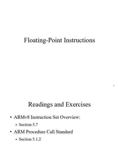 12 Floating Point Instructions Pdf 64 Bit Computing Computer