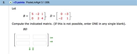solved let b [5 2 1 0 2 4] d [0 3 2 1] compute