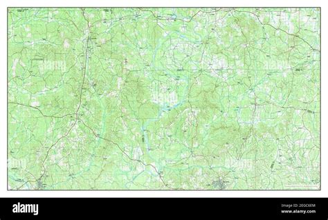 Monroeville Alabama Map 1986 1100000 United States Of America By