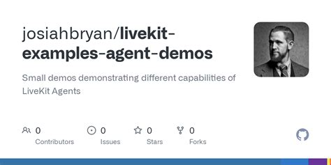 Github Josiahbryanlivekit Examples Agent Demos Small Demos