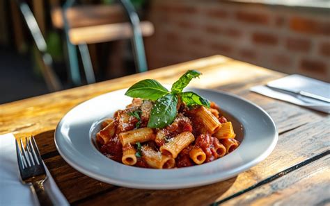 Spicy Vegan Rigatoni Light Orange Bean