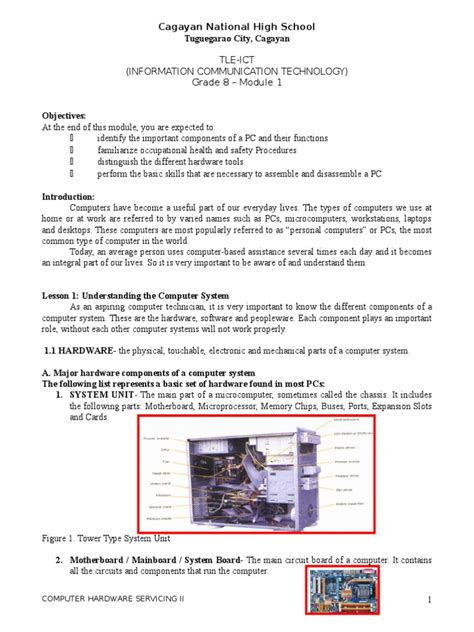 Understanding Computer Hardware An Introduction To The Components And Functions Of A Personal
