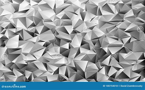 Abstract Chaotic Triangle Pattern Background Vector Mosaic Graphic Stock Vector Illustration