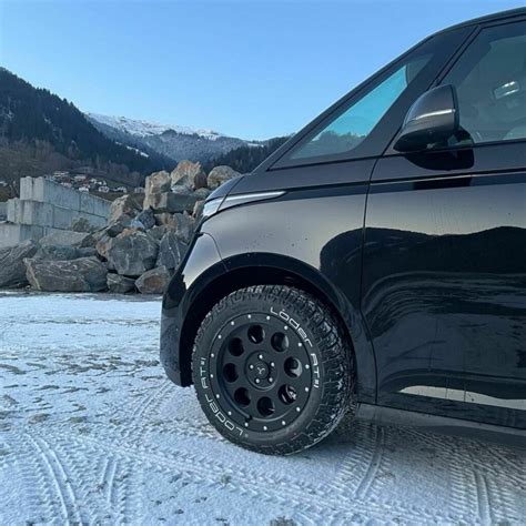 Blacked Out Vw Id Buzz Looks The Part With Off Road Wheels Carscoops