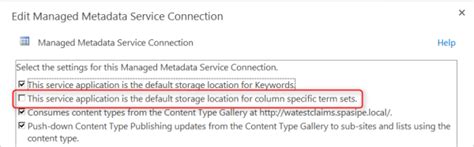 Failed To Create Term Set A Default Managed Metadata Service