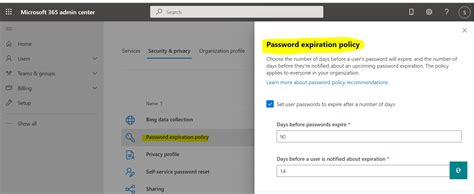 How To Make A Specific Password Expiration Policy For A Specific Group Of Users In Azure