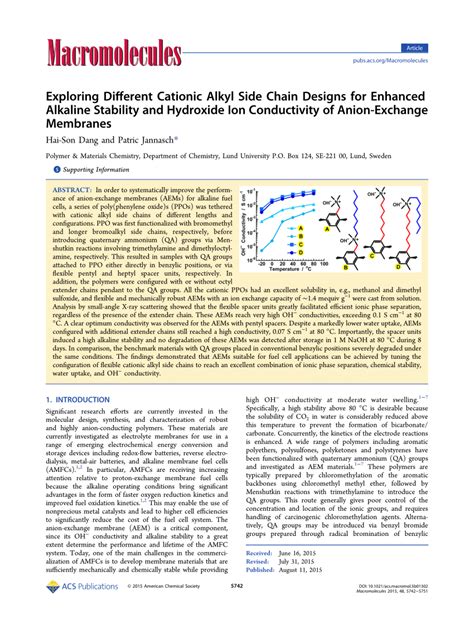 Pdf Exploring Different Cationic Alkyl Side Chain Designs For