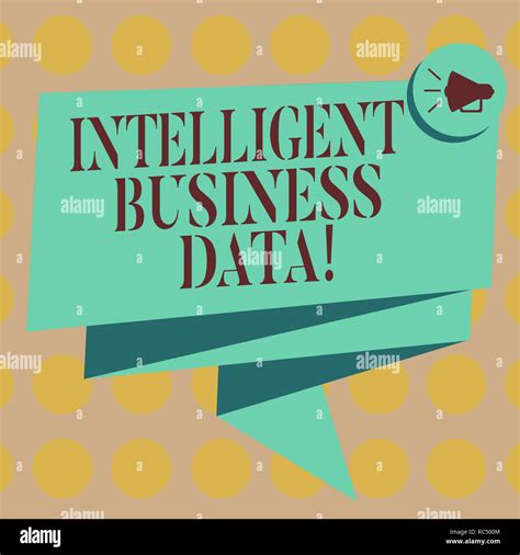 Word Writing Text Intelligent Business Data Business Concept For Use