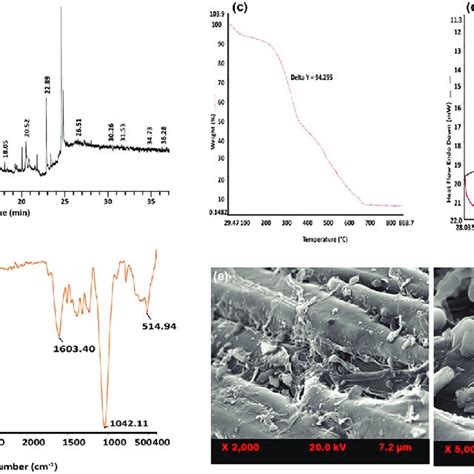 A Gc Ms Chromatogram B Fourier Transforms The Infrared Spectrum Download Scientific