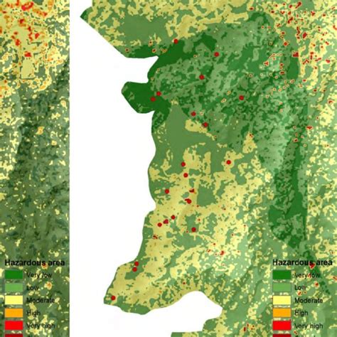 A Landslide Susceptibility Map Produced From Fr And Ahp Models