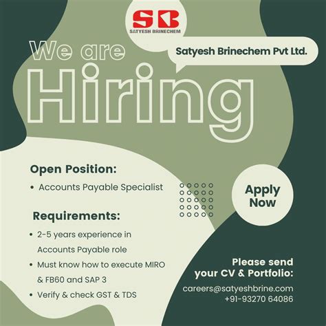 Karthika Nair On Linkedin Hiring Accountspayable Financejobs Sap