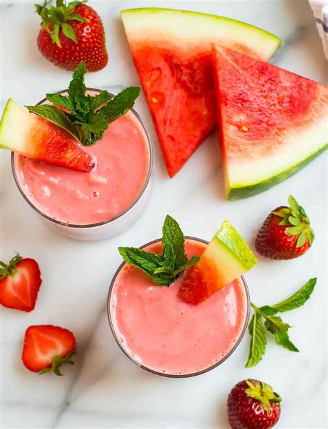 Watermelon Smoothie {easy And Refreshing}