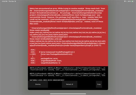 Unable To Resolve Module `three Mesh Bvh` Native Expo · Issue 636 · Pmndrs Drei · Github